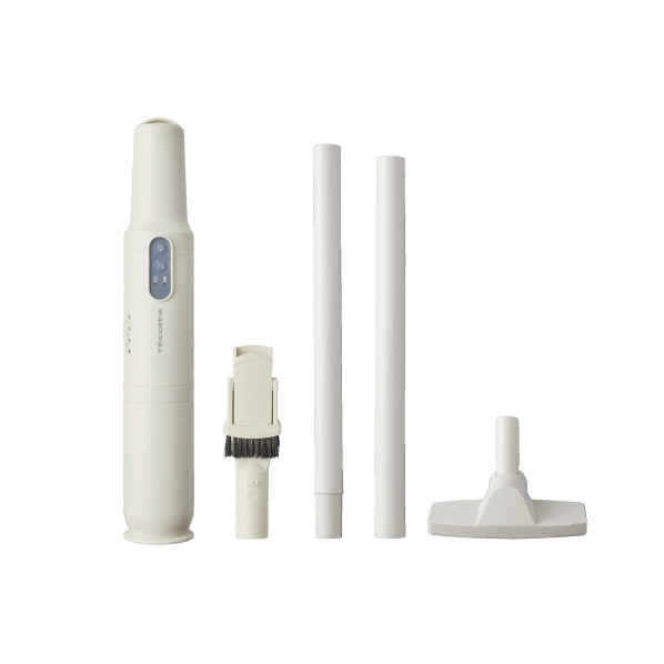 recolte RSC-1FS(W) コードレススティッククリーナー ナチュラルホワイト|エディオン公式通販