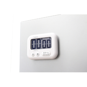 ドリテック T-614WT 大画面タイマー シャボン ホワイト|エディオン公式通販