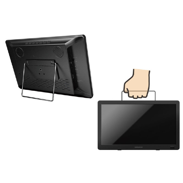 グリーンハウス GH-PTV14A-BK 14型バッテリー内蔵ポータブルテレビ GREENHOUSE ブラック|エディオン公式通販