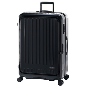 アジア・ラゲージ MX-8011-28W ﾏﾂﾄﾌﾞﾗﾂｸ スーツケース(100L/拡張時110L) MAXBOX マットブラック|エディオン公式通販