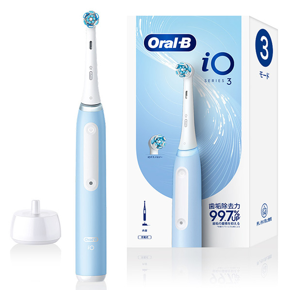 ブラウン IOG31A60IB 電動歯ブラシ iO3 アイスブルー|エディオン公式通販