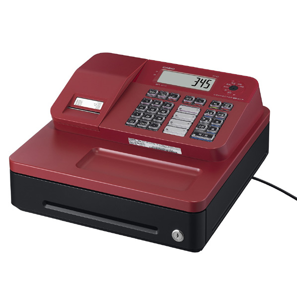 カシオ SR-G3-EX-RD レジスター レッド|エディオン公式通販