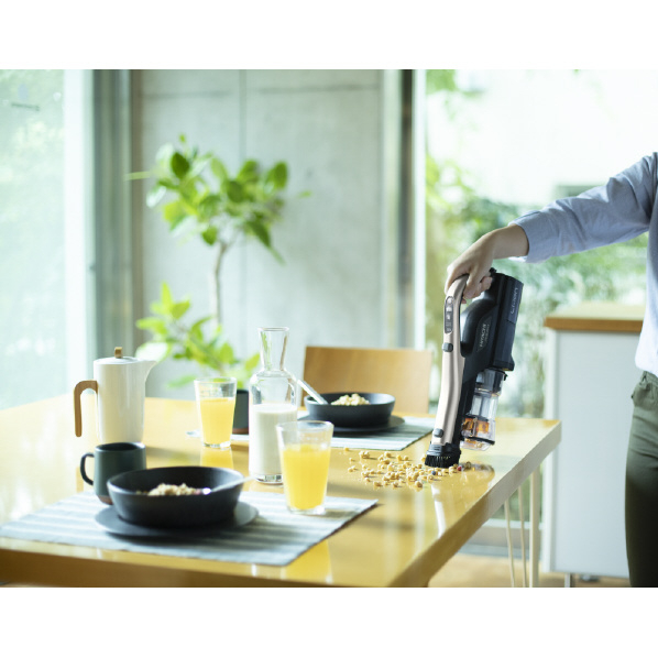 日立 PV-BL45E3 N サイクロン式コードレススティッククリーナー e angle select パワかるスティック ライトゴールド|エディオン公式通販