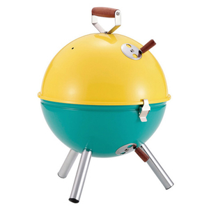 キャプテンスタッグ M6373ﾐﾆﾊﾞ-ﾍﾞｷﾕ-ｺﾝﾛYGR マルチ ミニバーベキューコンロ(グリル) イエロー×グリーン|エディオン公式通販