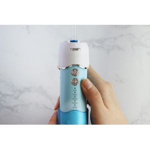 ドリテック FS-101BL 口腔洗浄器「ジェットクリーン ポータブル」 ブルー|エディオン公式通販