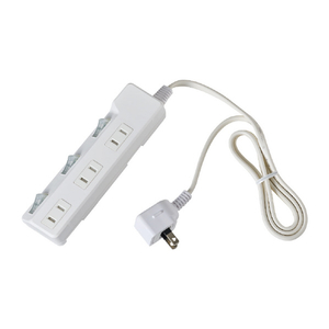 エルパ WLK-31S(W) 耐雷スイッチ付タップ(1m) |エディオン公式通販