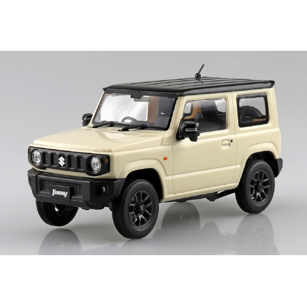 アオシマ 03CIｼﾞﾑﾆ-JB64Cｱｲﾎﾞﾘ-M 1/24 楽プラ スナップカー No．3-CI JB64 ジムニー 2018 シフォン ...