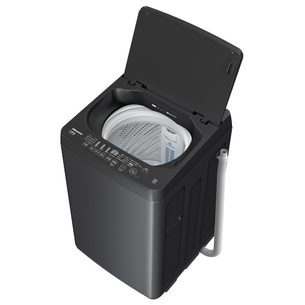 ハイセンス HW-G55E2K 5．5kg全自動洗濯機 e angle マットブラック|エディオン公式通販