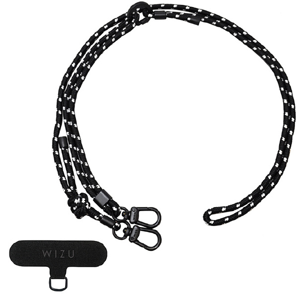 サムライワークス WZST-13BK 2WAYショルダーストラップ ロープ WIZU ブラック|エディオン公式通販