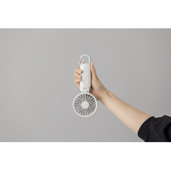 リズム 9ZF036RH82 充電式モバイルファン ライトグレー|エディオン公式通販